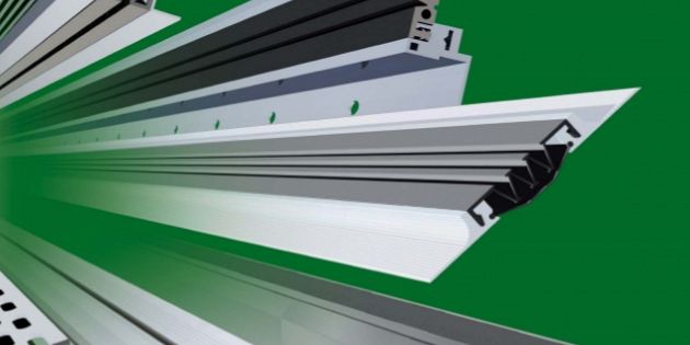 Talni profili, kombinacija Nitriflex gume in aluminija, profili DEFLEX ...